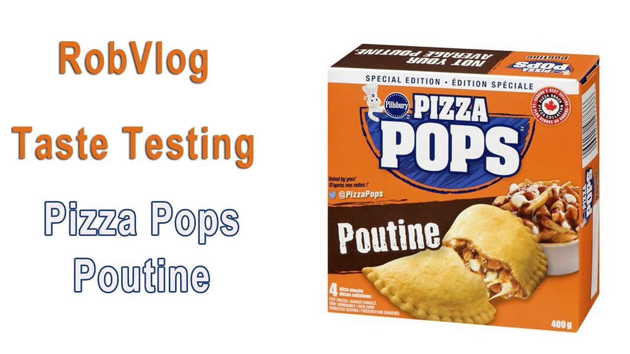 RobVlog - Trying the new Pizza Pops... Poutine! - YouTube