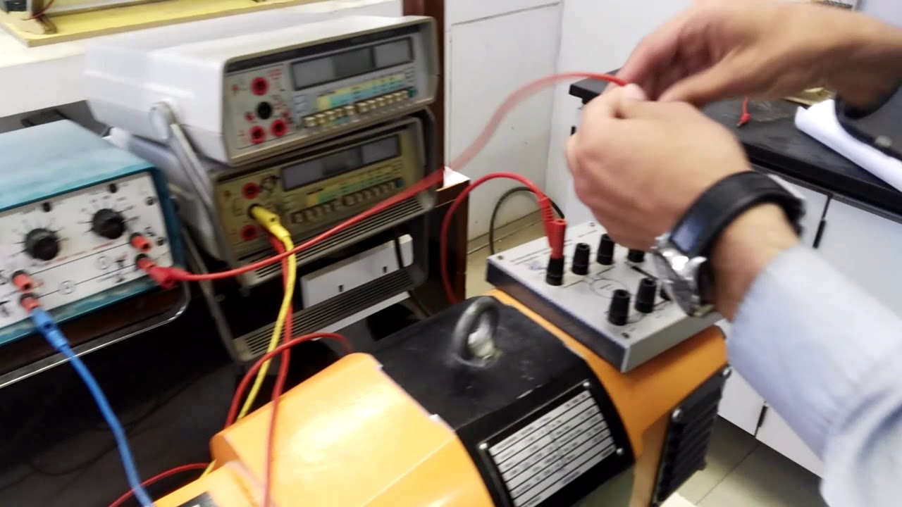 Synchronous Motor - Machines Lab - YouTube