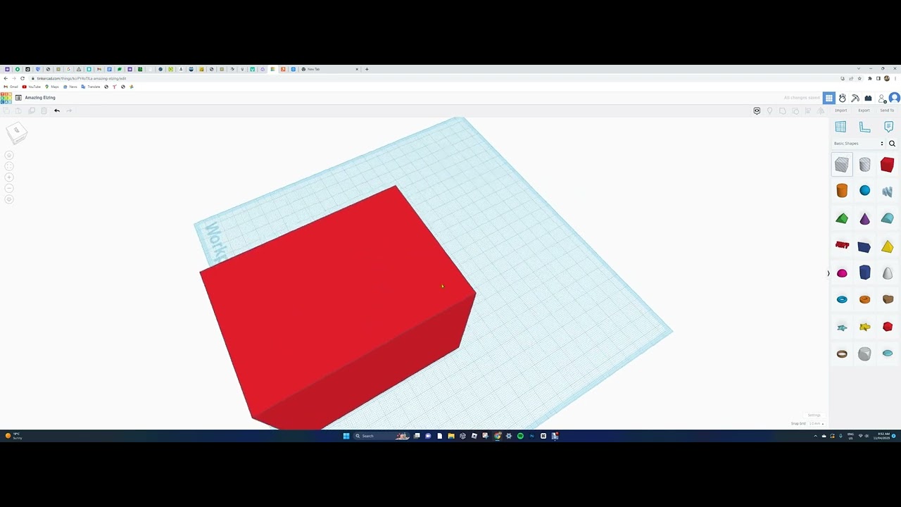Tinkercad Making holes - YouTube
