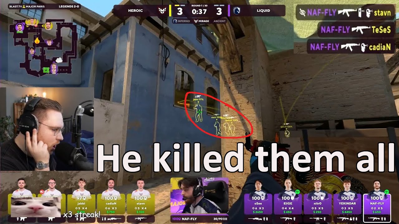 Naf-fly saves the day! - Ace against Heroic - YouTube