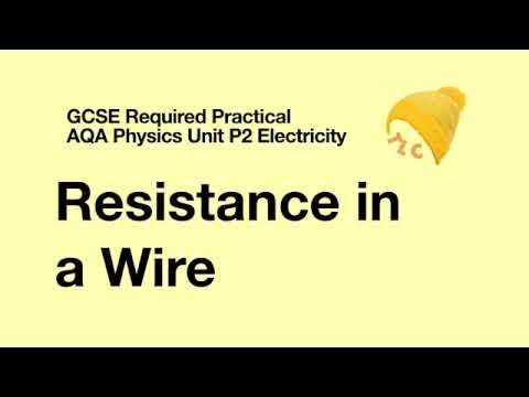Resistance in a Wire - Physics AQA Required Practical - YouTube