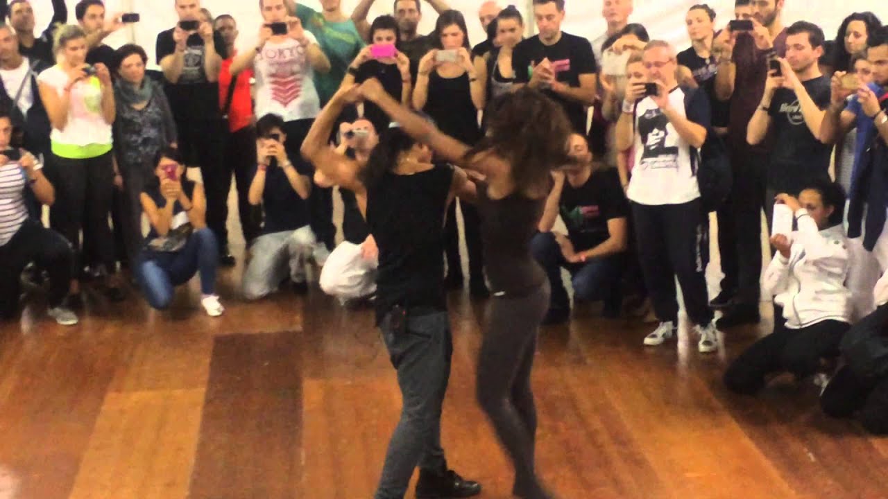 Seo Fernandez & Eneris Mulgado - Bachata workshop 2014 - YouTube