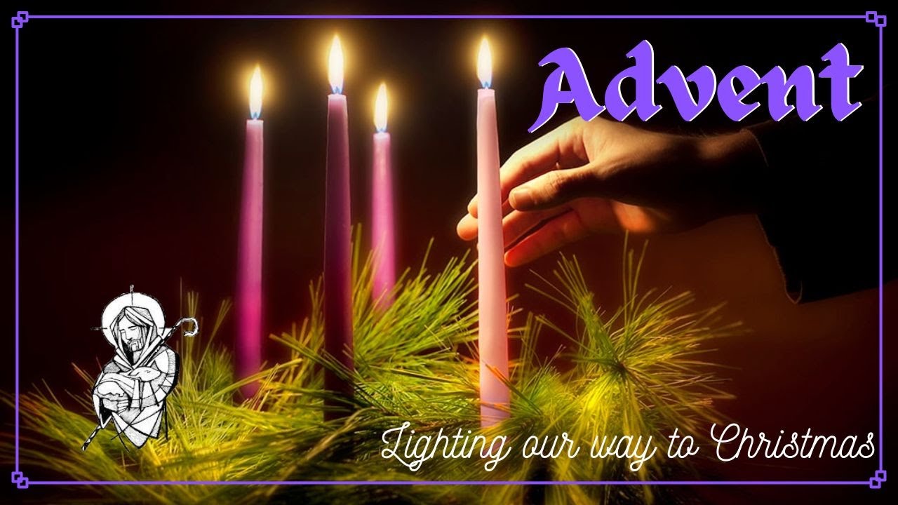 4th Sunday of Advent 2023 / Lighting of the Advent Candle - YouTube