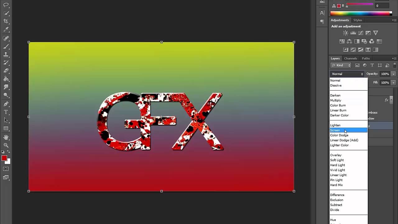 Text Effect + Smudge - Beginners #1 - YouTube
