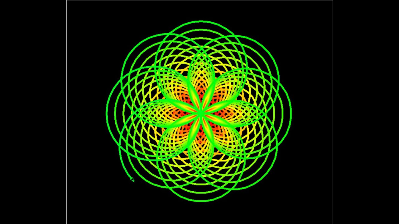 Flowershapeanimationgraphics Pythonturtle Programming Code