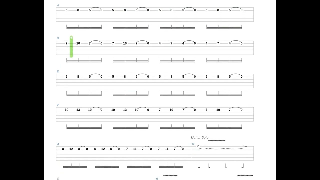 Hail to the King Tab by Avenged Sevenfold + Guitar only + Guitar tab ...