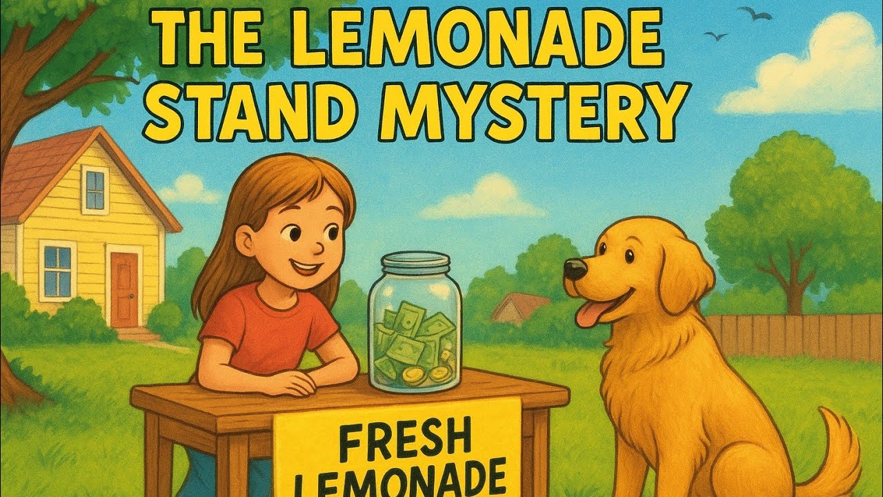 The Lemonade Stand Mystery | Fun English Story for Kids | Summer ...
