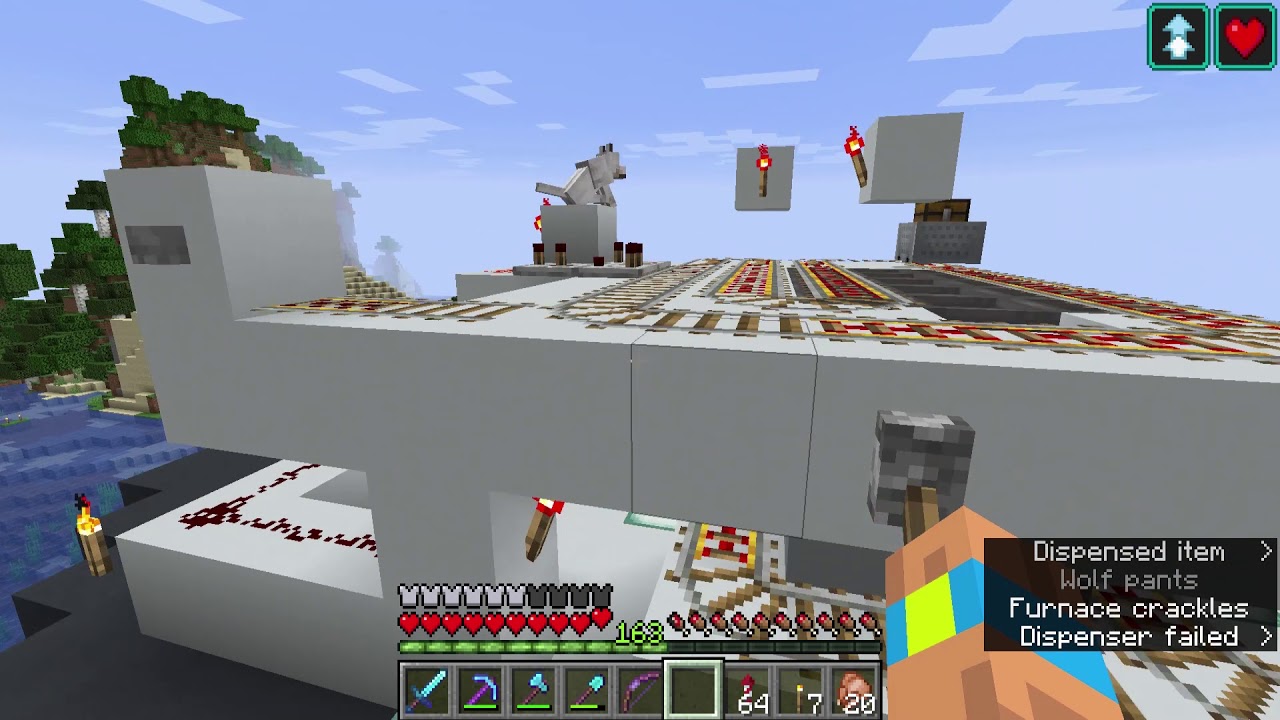 David Craft Minecraft Lets Play Episode 50 Fixing up the base - YouTube