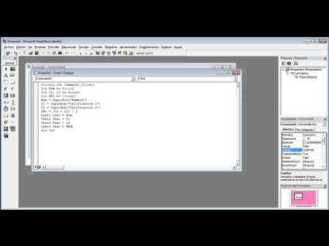 Visual Basic 6.0 Formulario, Inputbox, MsgBox - YouTube