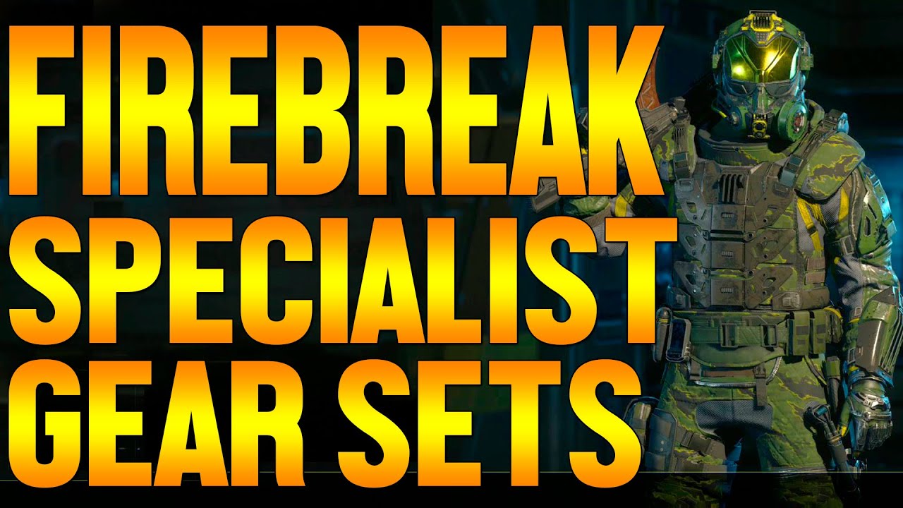 Black Ops 3 FIREBREAK Specialist Personalization Gear Sets // How to ...