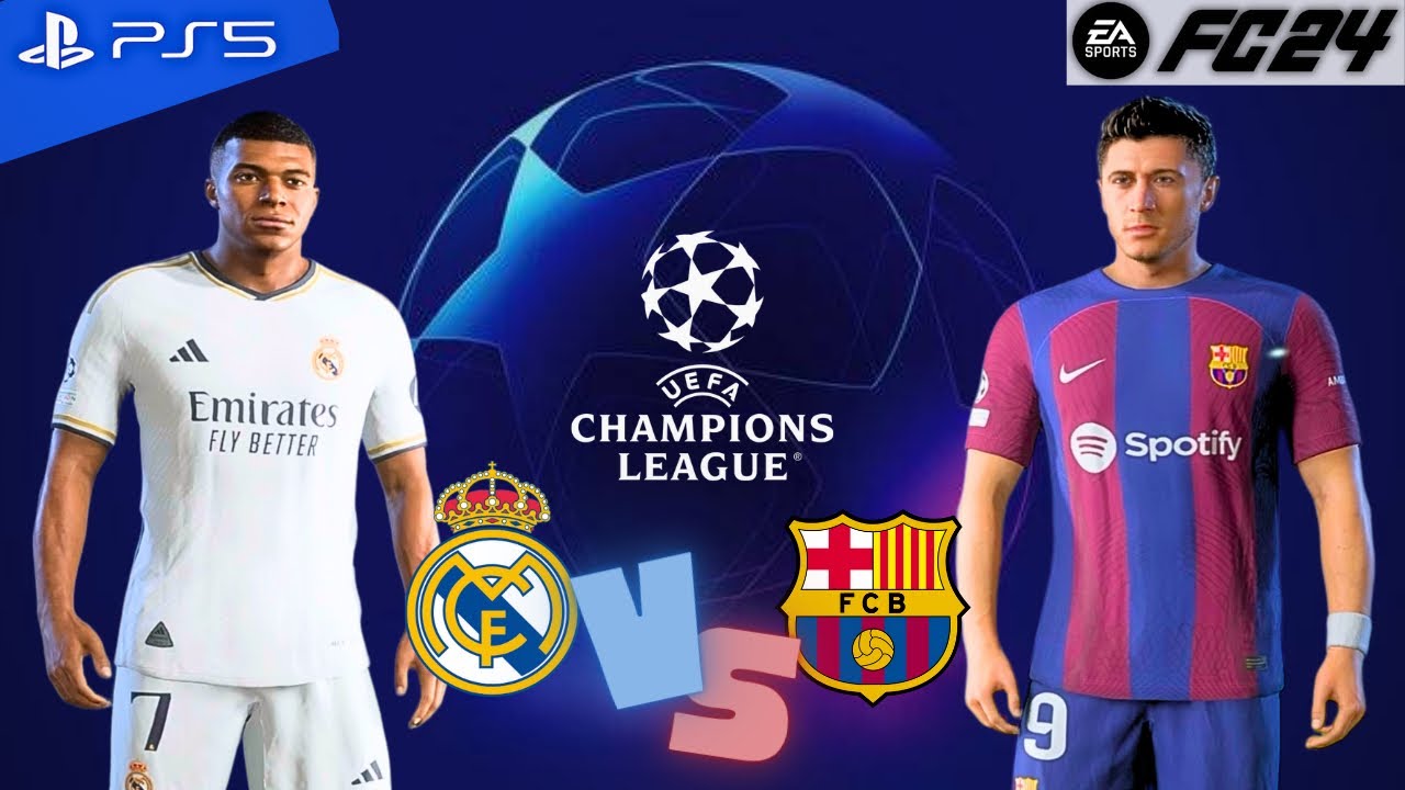 Real Madrid VS Barcelona | UEFA Champions League Final | El Clásico ...