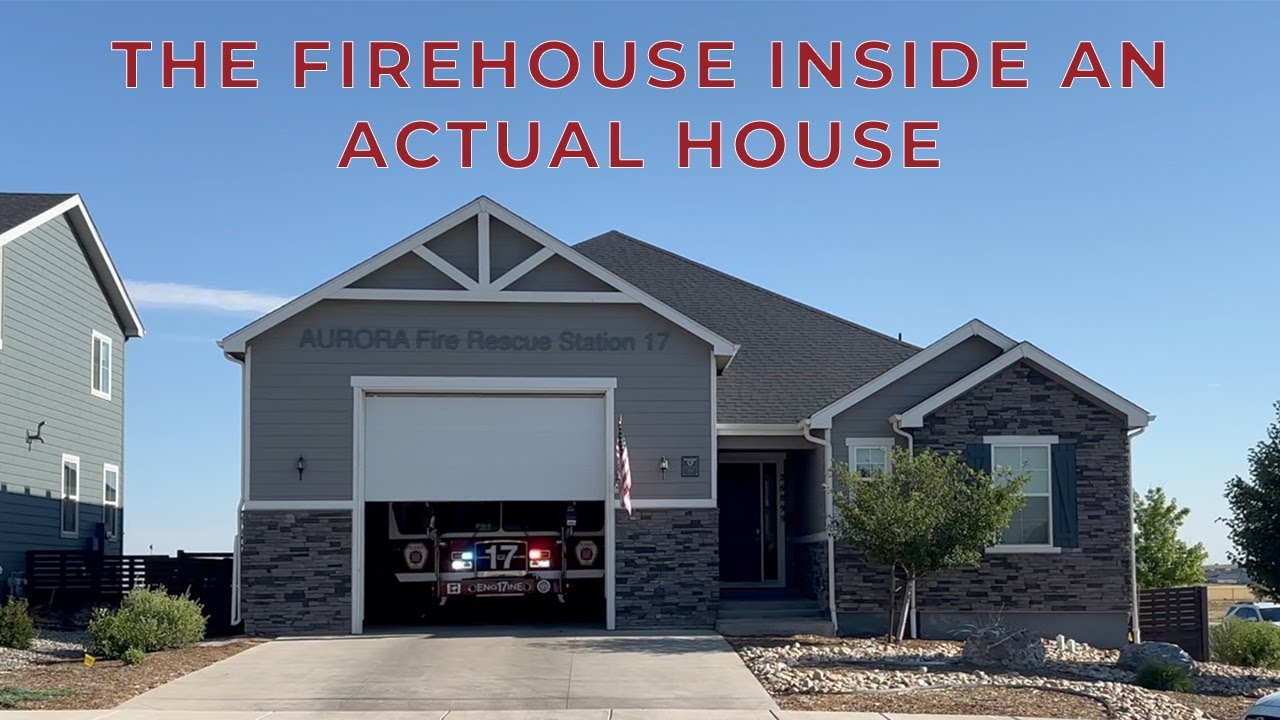 The Firehouse Inside an Actual House - Aurora Fire Station 17 - YouTube
