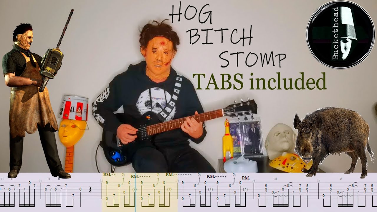 Buckethead - Hog Bitch Stomp | free TABS | cover | country guitar - YouTube