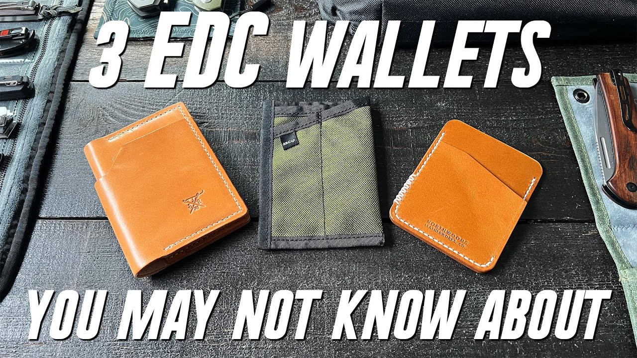 3 EDC wallets you probably never heard of! (New Gear) - YouTube