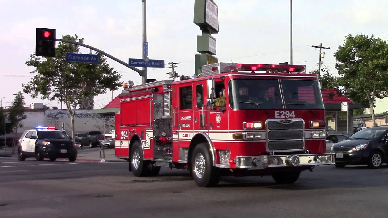 LAFD Light Force 94 & LAPD - YouTube