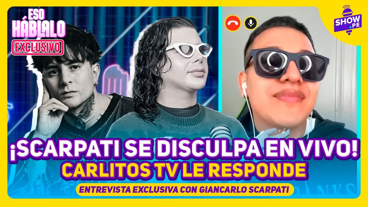 😱🔥 ¡SCARPATI SE DISCULPA EN VIVO! 🙌 Carlitos TV le responde 🎙️ ¿Se ...