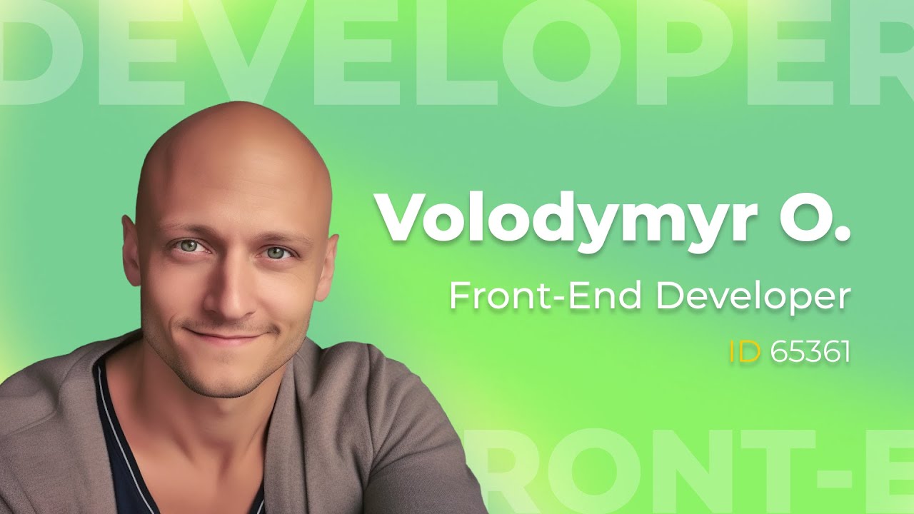 Interactive Web Solutions with Volodymyr O., hire id 65361 | Remote Helpers - YouTube