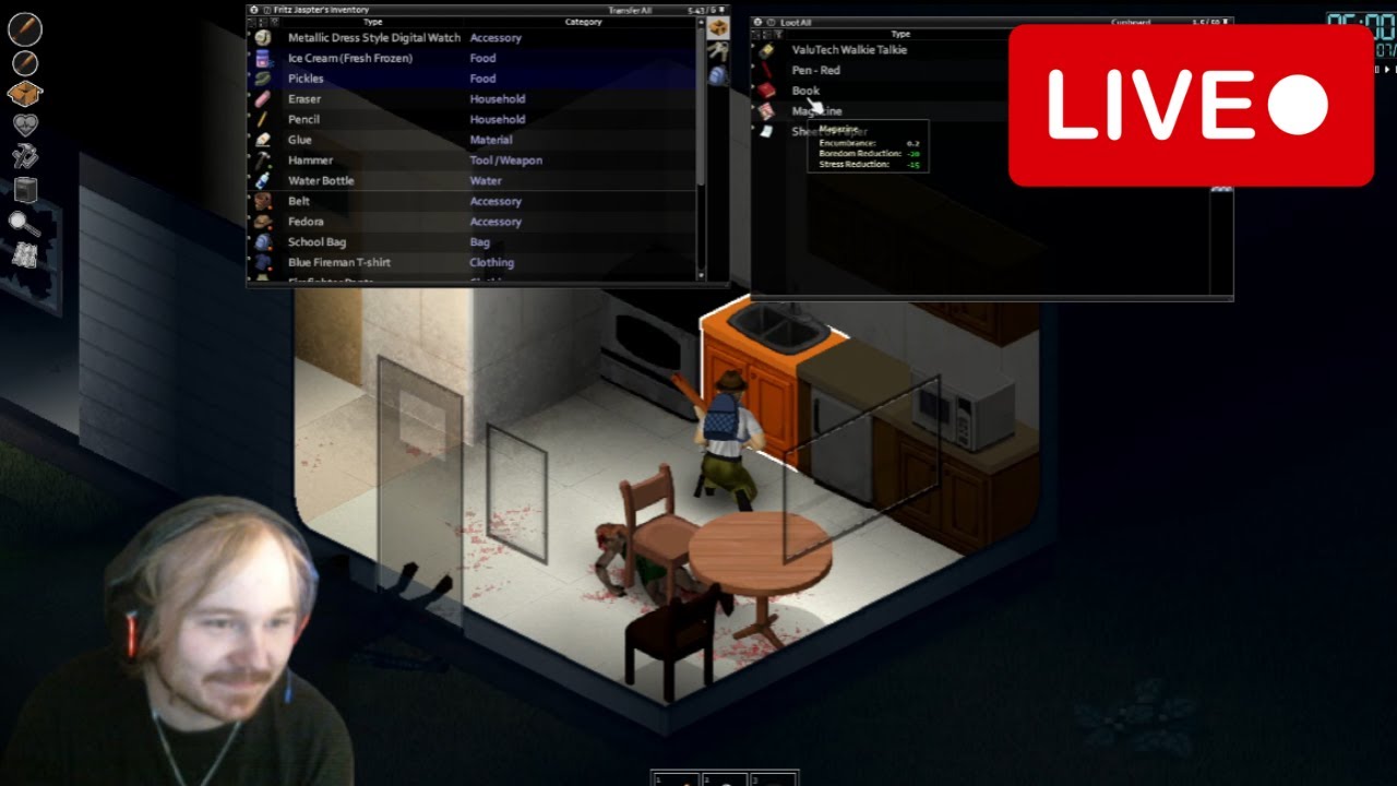 🛠️ Survive the Apocalypse | Live Project Zomboid Base Building and ...