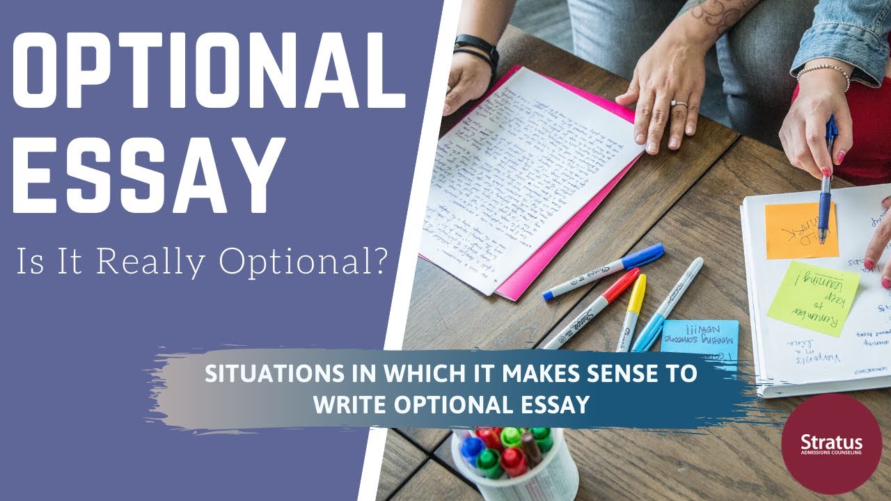 Optional Essay - Is it Really Optional? - YouTube