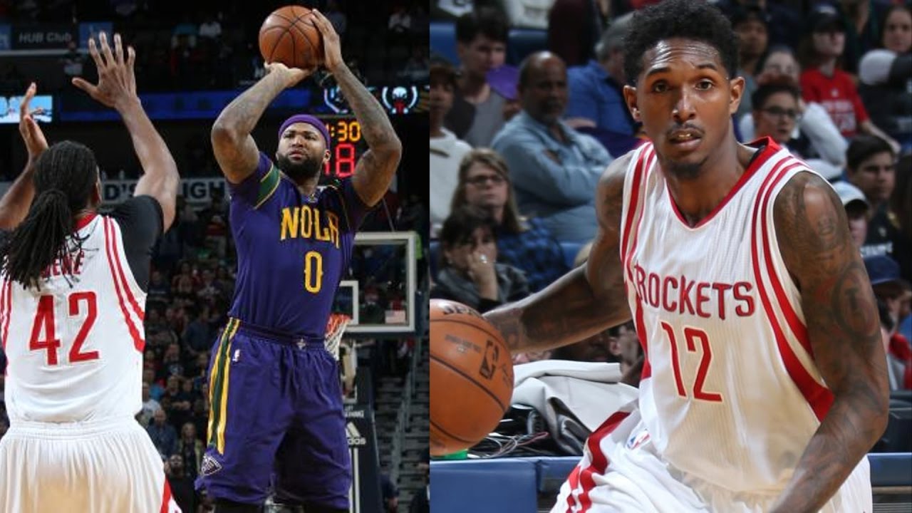 DeMarcus Cousins 1st Game With Pelicans! Lou Williams Rockets Debut ...