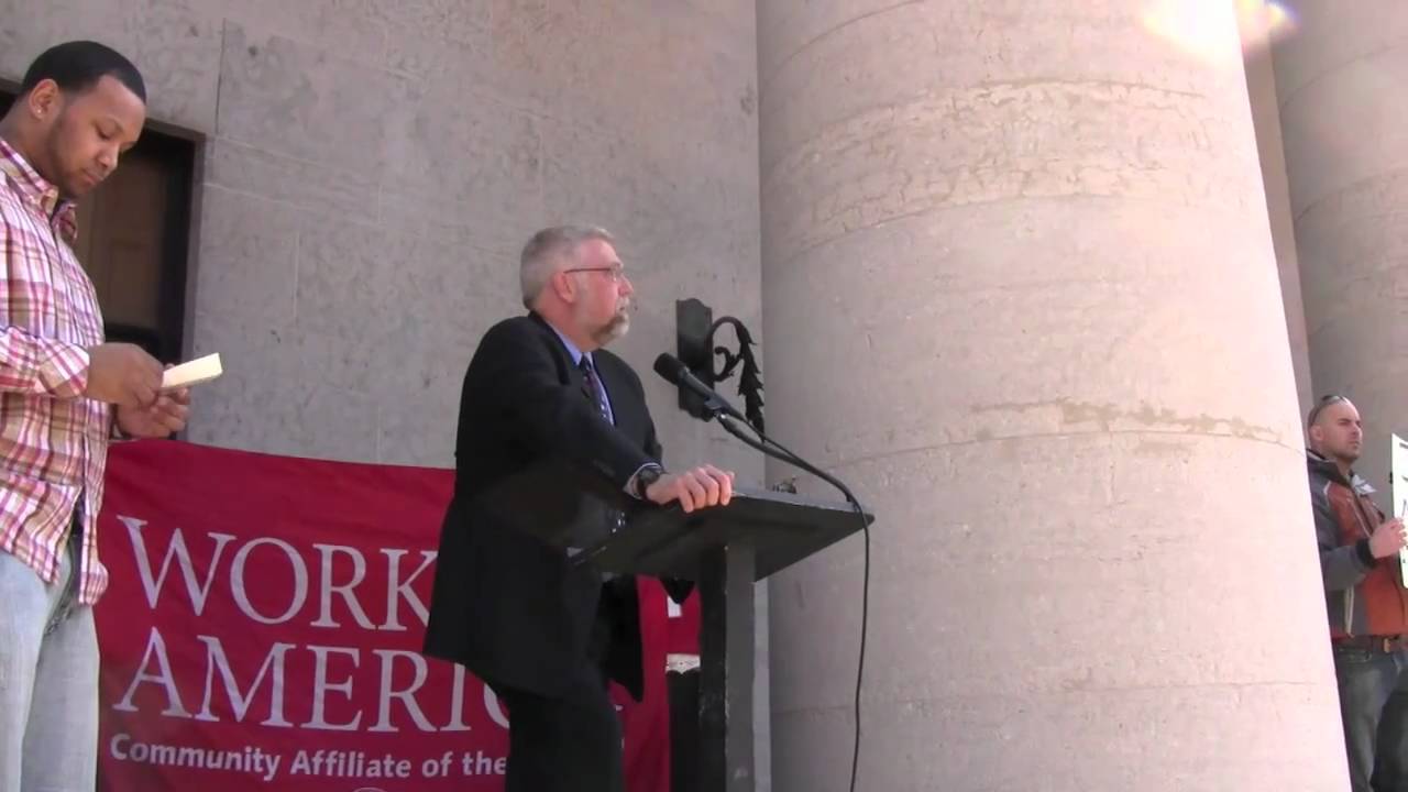Rev Tim Ahrens of Columbus, Ohio speaks out on SB 5 - YouTube
