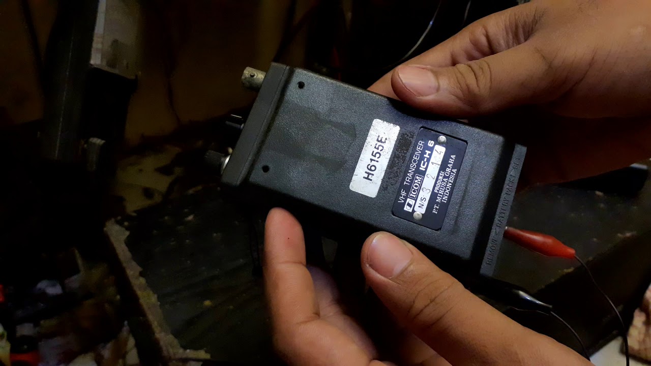 icom H6 test power.sakiman 0895628007382 - YouTube