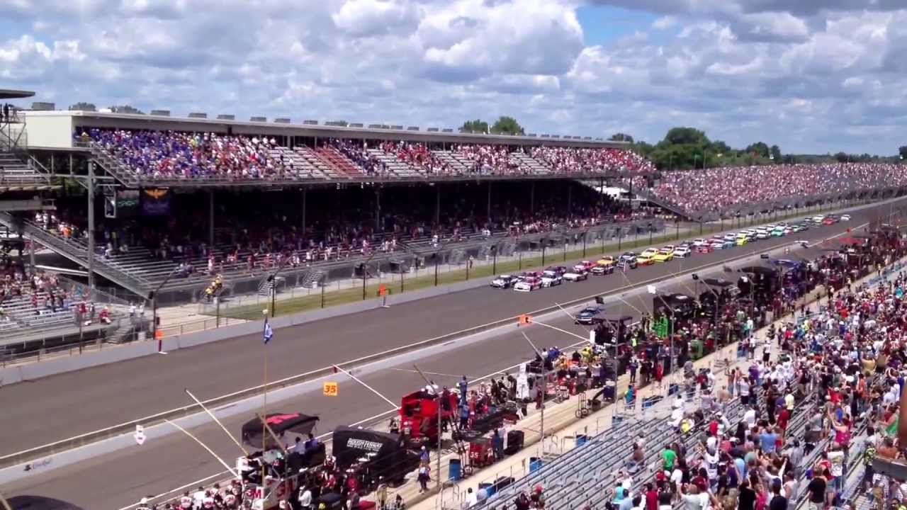 2013 Brickyard 400 Start - YouTube