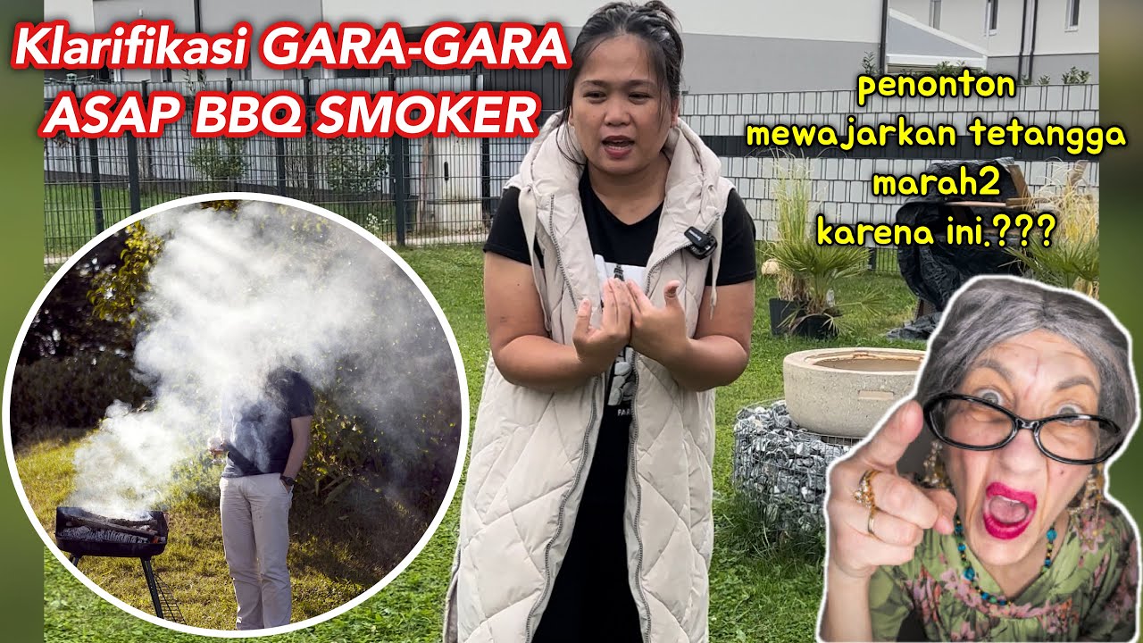 ‼️GARA-GARA ASAP, WAJAR TETANGGA MARAH2⁉️ KLARIFIKASI, ASAP BBQ SMOKER ...