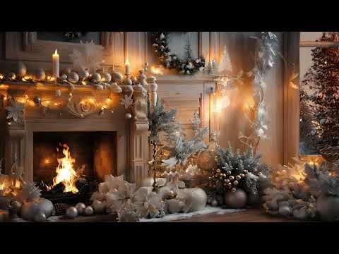 Relaxing Piano Music by the Fireplace in a Winter Atmosphere