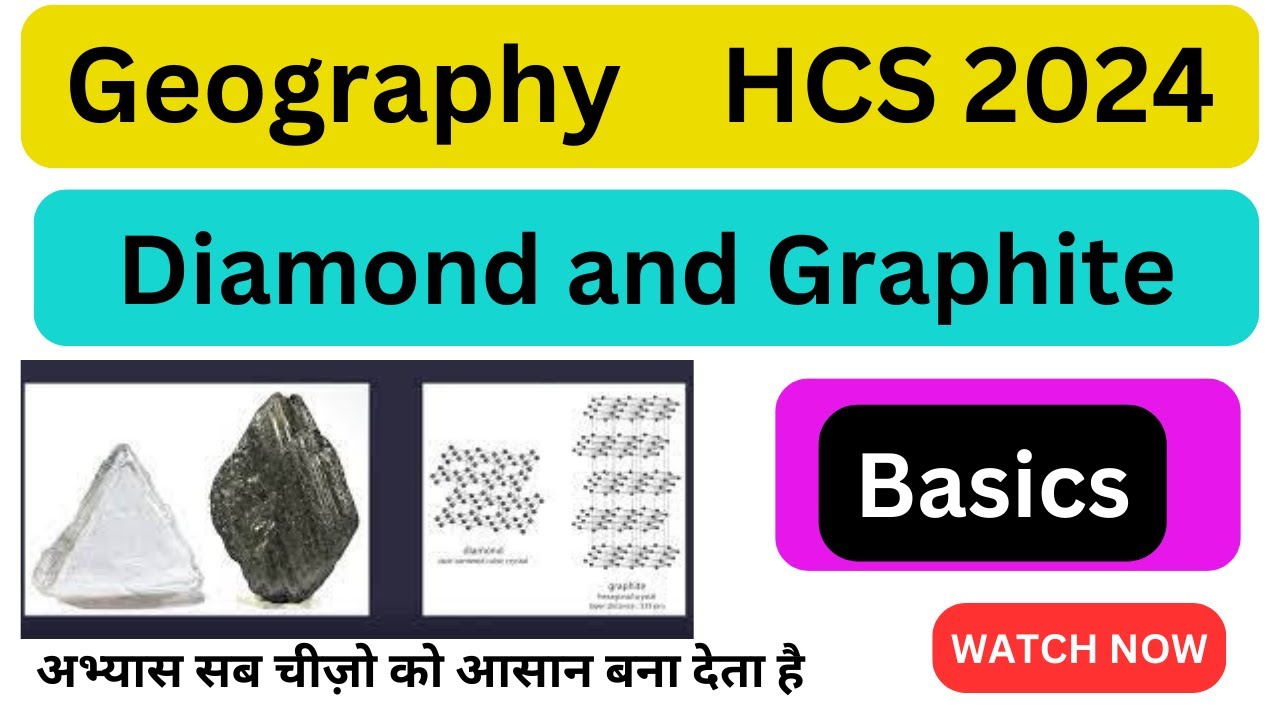 Diamond and Graphite || Basic || HCS 2024 Prelims - YouTube