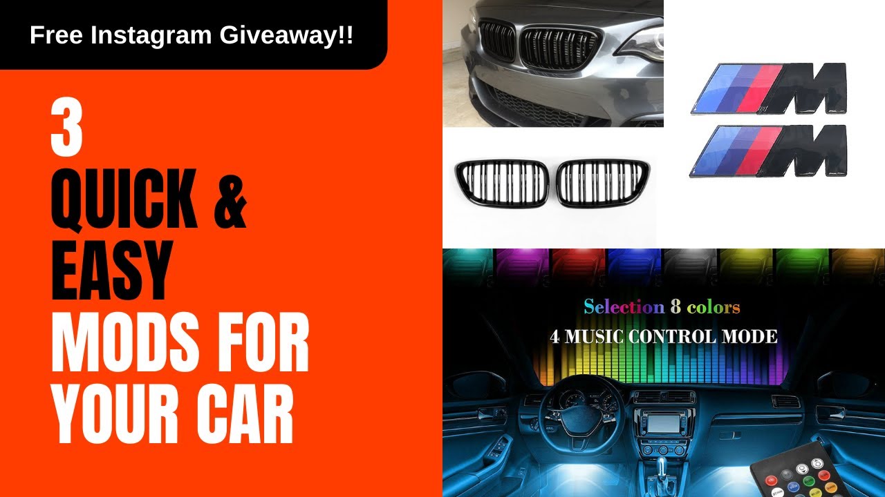 How to upgrade your BMW using these 3 Cheap & easy car mods - YouTube
