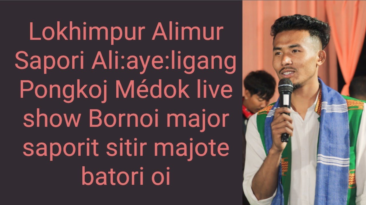 // Bornoi saporit // Pongkoj Médok// live show //Bebejiya Alimur Sapori ...