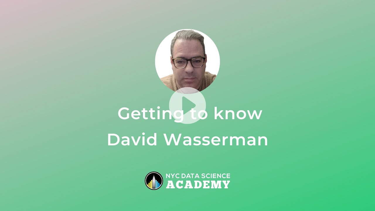 Alumni Success Story: David Wasserman, Senior Data Architect - YouTube