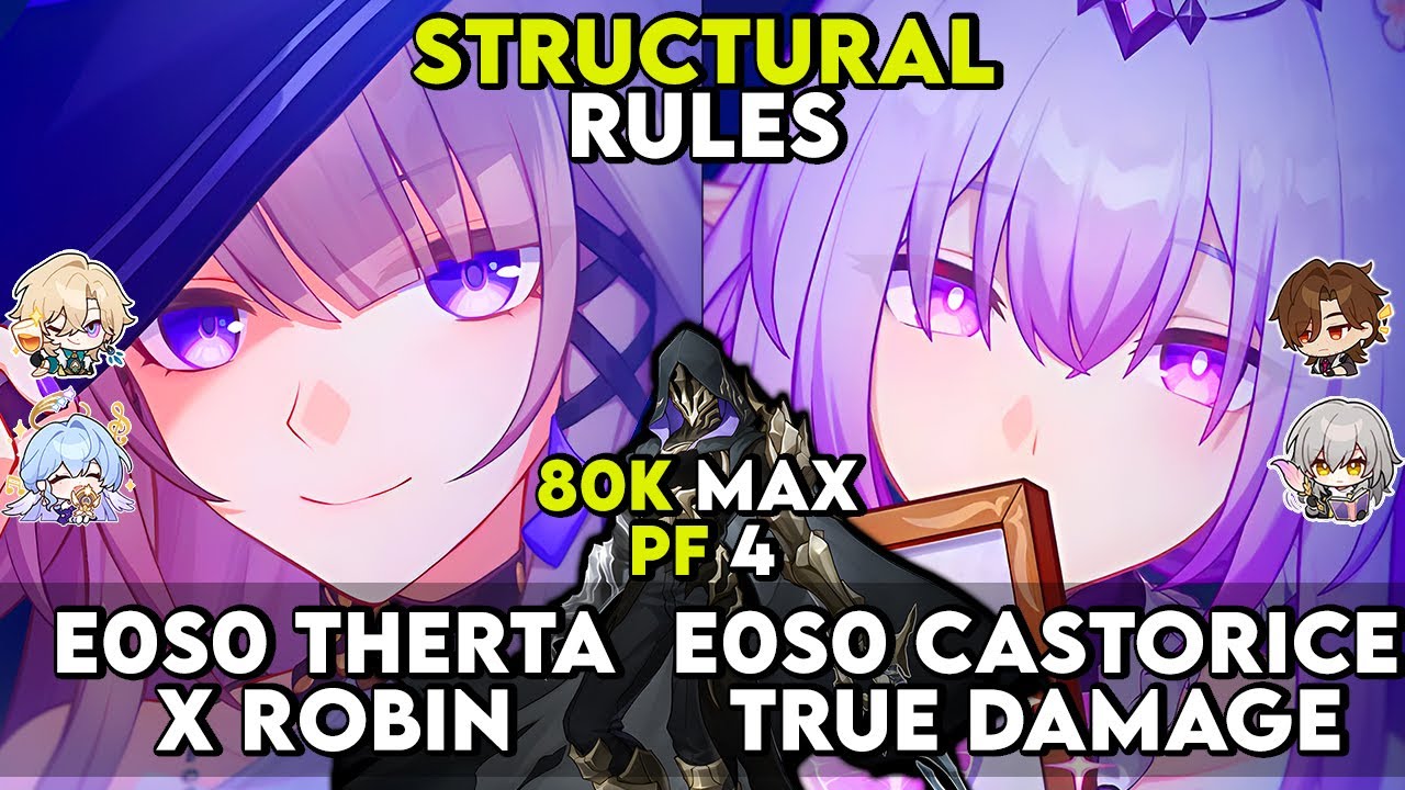 Pure Fiction 4 Max Score | E0S0 The Herta x Robin & E0S0 Castorice True ...