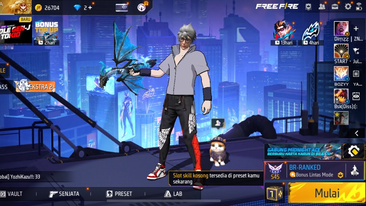 RIVIEW AKUN FREE FIRE HARGA 150.000 ~ ADA SKIN AK 2JT - YouTube