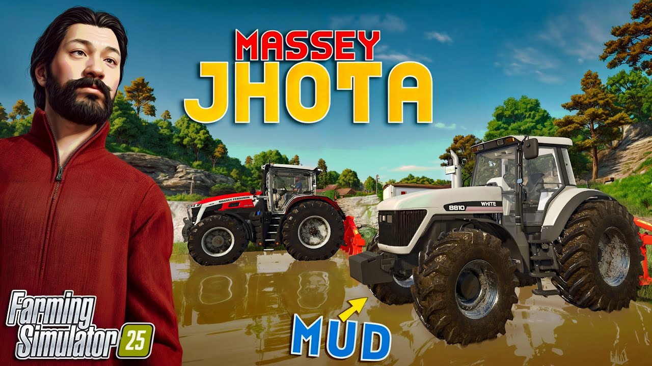 🐉Massey Jhota 🔥💪 Rice transplanter | FARMING SIMULATOR 25 ( FS25 ...