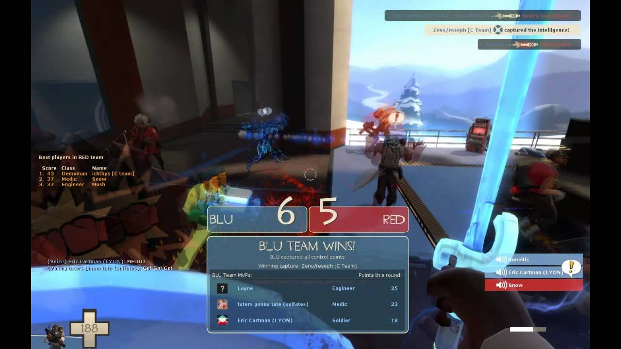 TF2: HAARP (CTF) w/ buttload of Wrangler sentries - YouTube