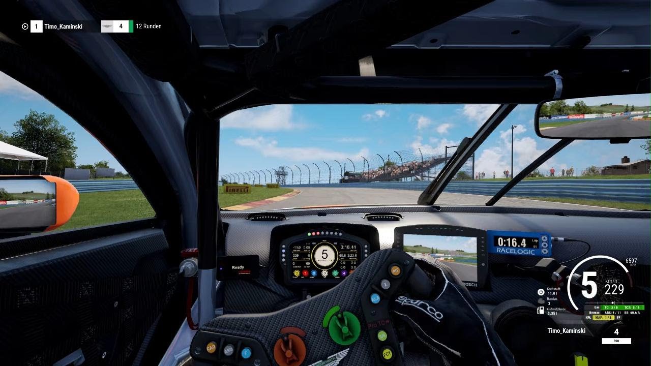 ACC 1. 9 Test Watkins Glen PlayStation 5 PS5 Aston Martin V8 GT3 New ...