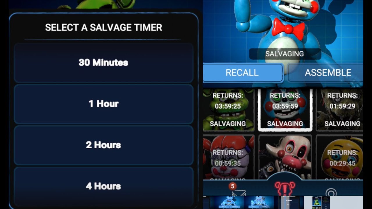 FNAF AR | Update 5.0.0 NEW Salvage Changes!!! | Five Nights at Freddy’s ...