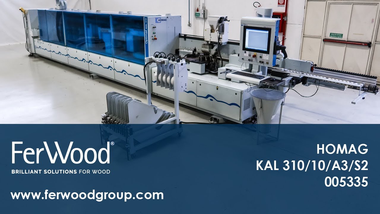 Bordatrice Singola in azione - HOMAG KAL 310/10/A3/S2 - Ferwoodgroup ...