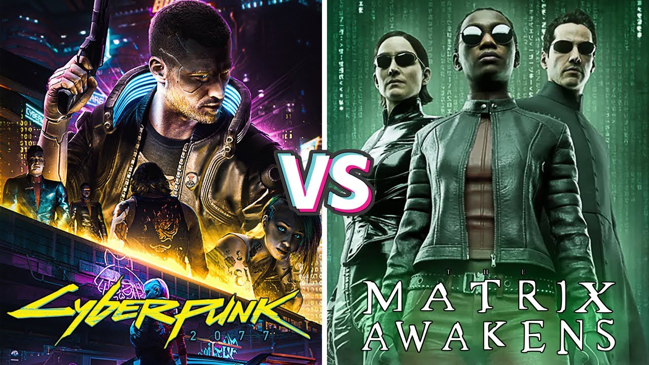 Cyberpunk 2077 VS Matrix Awakens | Ultra Overdrive Path-tracing VS ...