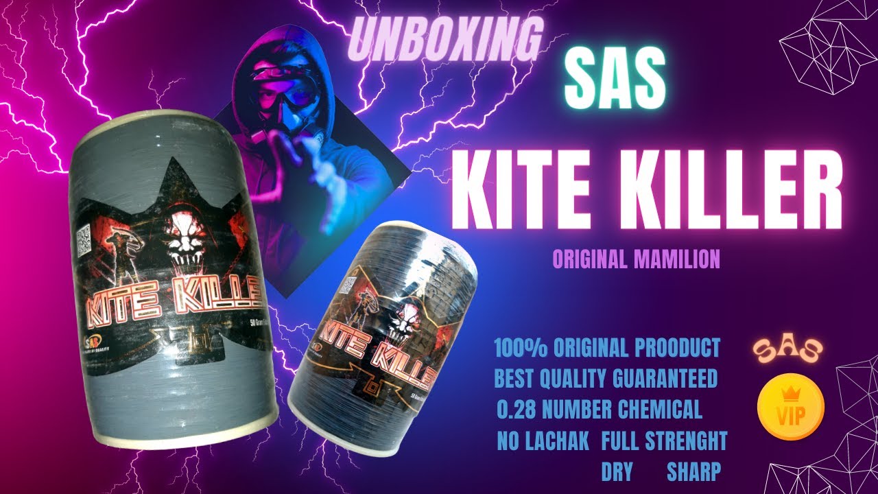 UNBOXING SAS KITE KILLER CHEMICAL & REVIEW - YouTube