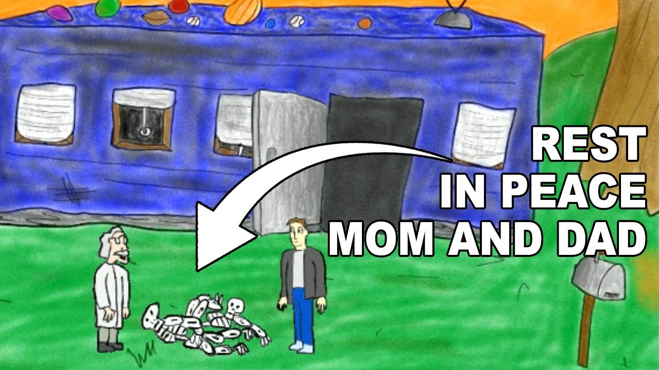 Fever dream game made with a drawing tablet: Aftershocked (2002) - YouTube