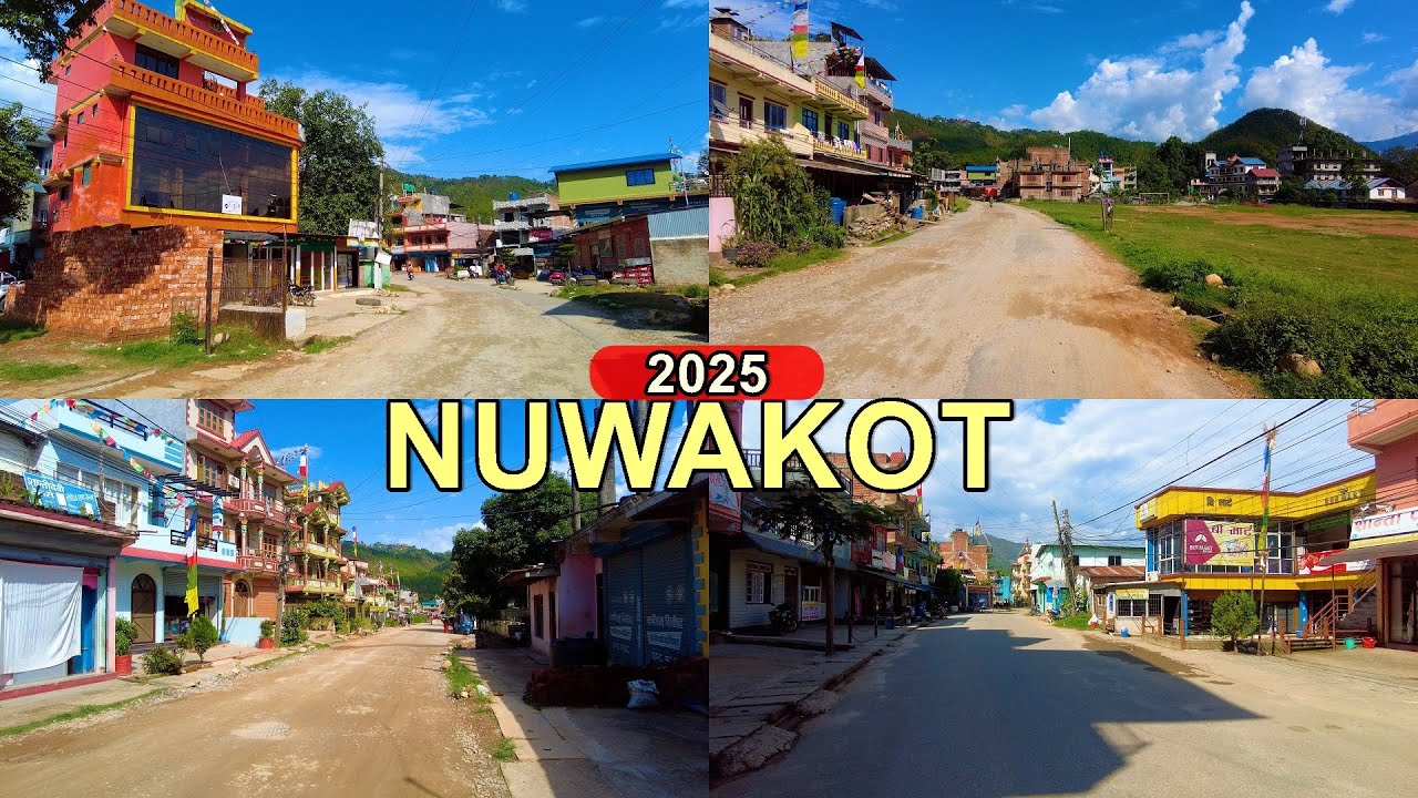 Nuwakot Tour Nepal 2082 🇳🇵 - 4K Virtual Walking Tour Around Bidur Municipality 2025 - YouTube