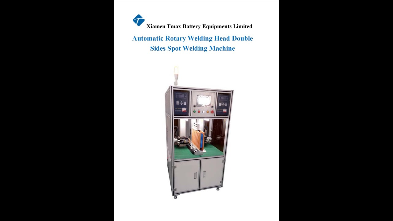 Automatic Rotary Welding Head Double Sides Spot Welding Machine - YouTube