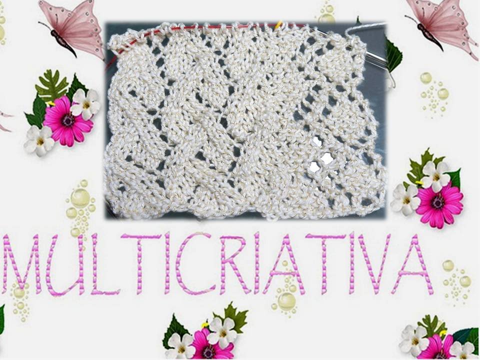 PONTO ABERTO COM BORDA DE LOSANGOS - YouTube