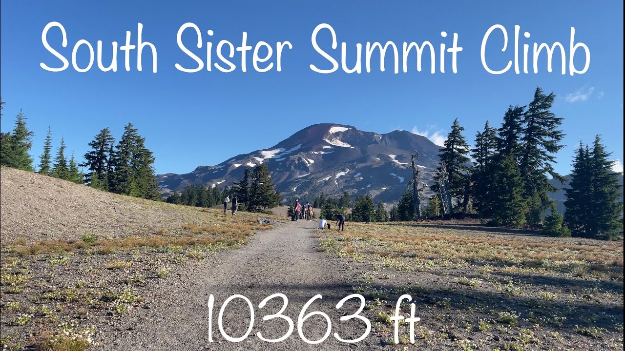 Gorgeous South Sister Summit Climb. August 5th, 2023. 3D Map. Tear Drop ...
