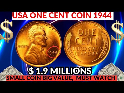 USA Liberty One Cent Coin 1944 / Remarkable Coin, Potentially Worth ...