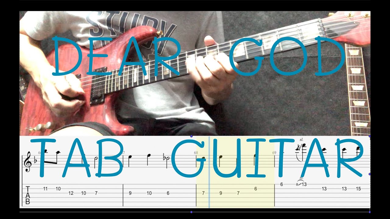 Avenged Sevenfold - Dear God Tab Guitar - YouTube