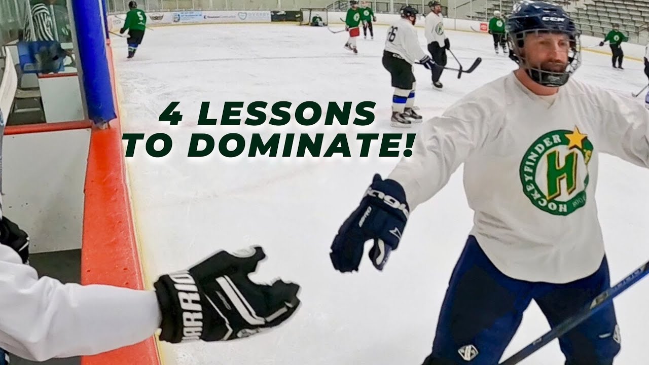 How to Dominate in Beer League Hockey - YouTube